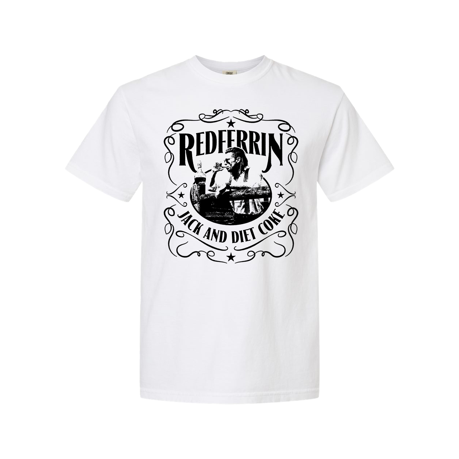 Jack and Diet Coke White T-Shirt – Redferrin